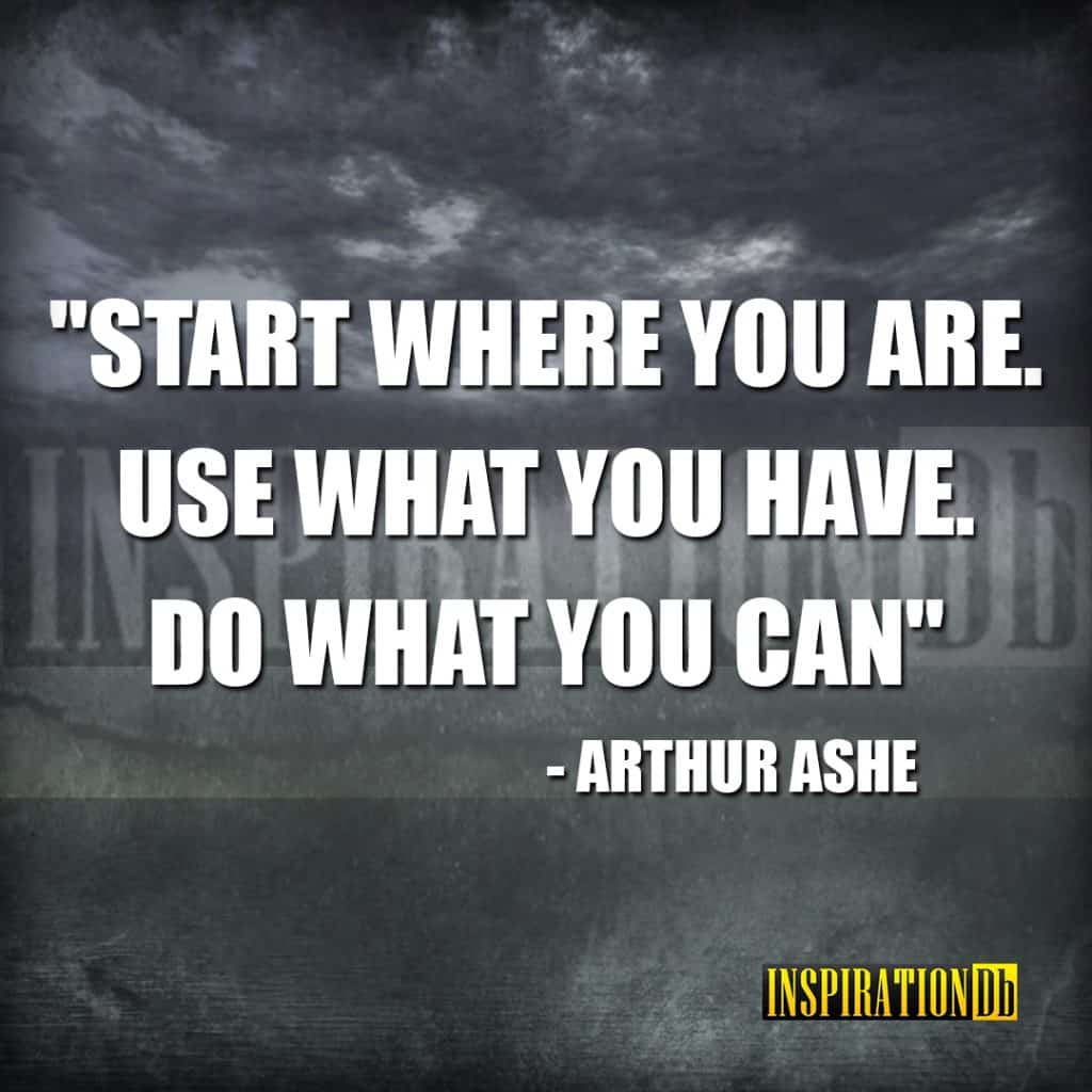 Arthur Ashe Quote Poster - InspirationDb Arthur Ashe Quote Poster - InspirationDb